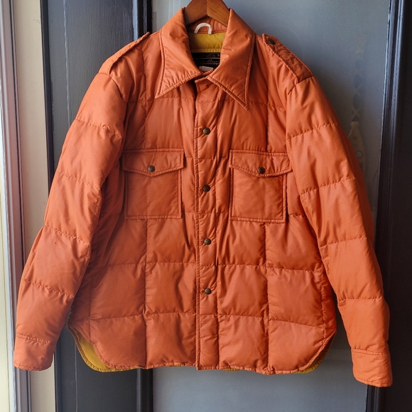 Eddie Bauer Mens Xl Orange Jacket